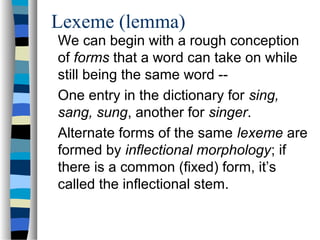 Morphology | PPT | Geology | Science