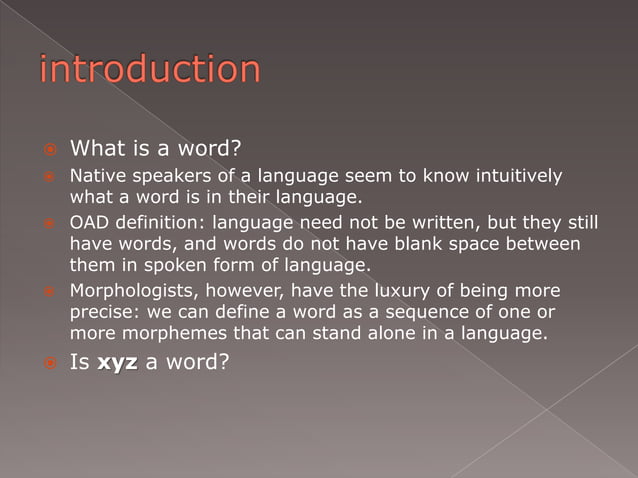 Morphology | PPTX | Brain and Nervous System Disorders | Diseases and Conditions