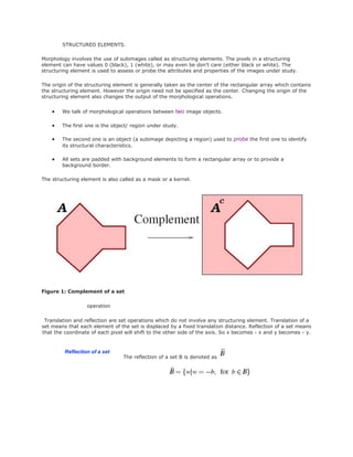 Morphology in graphics and image processing | PDF