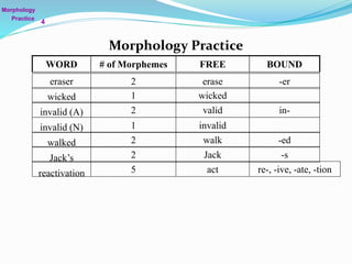 Morphology | PPT