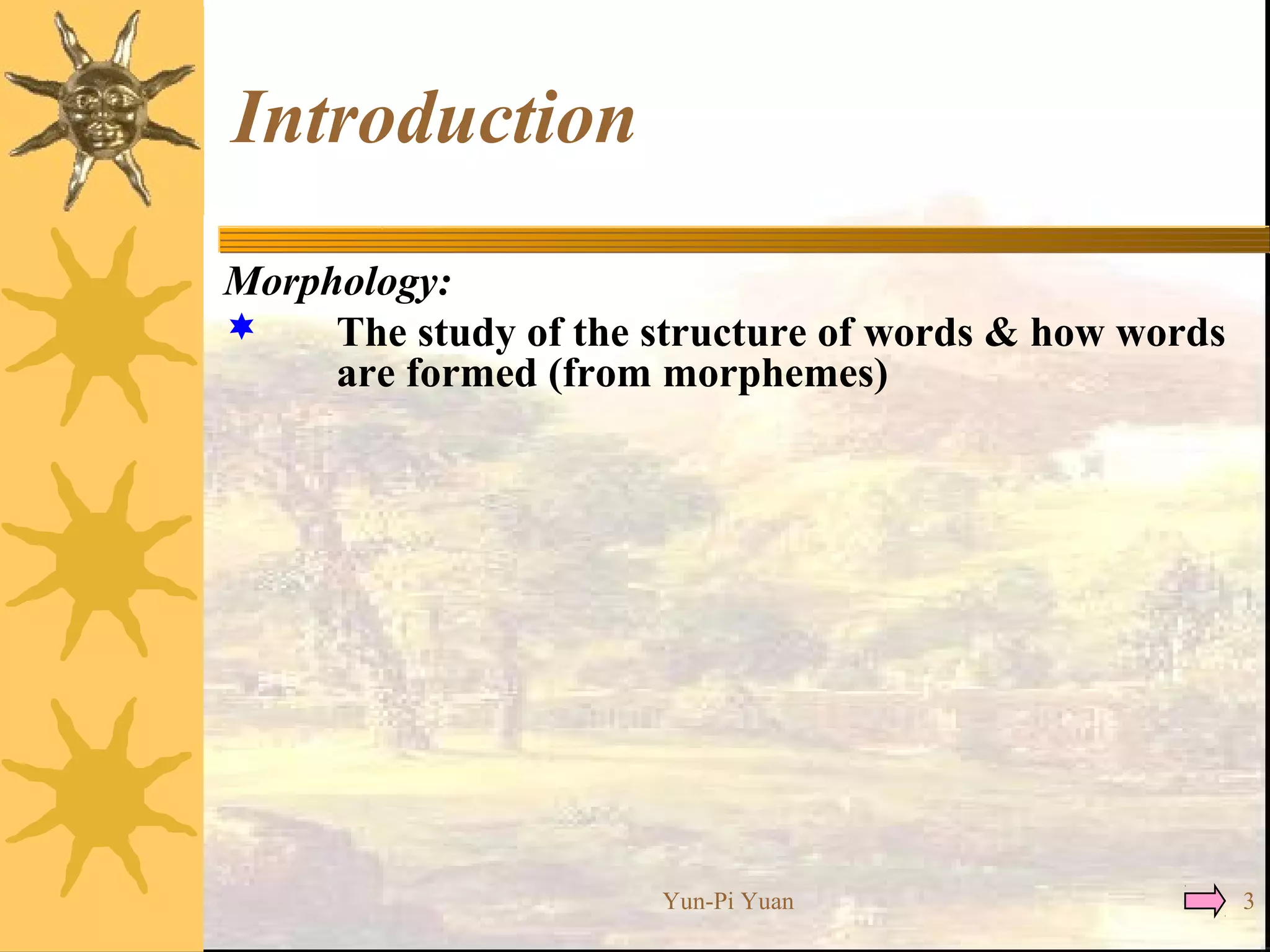Morphology of language | PPT
