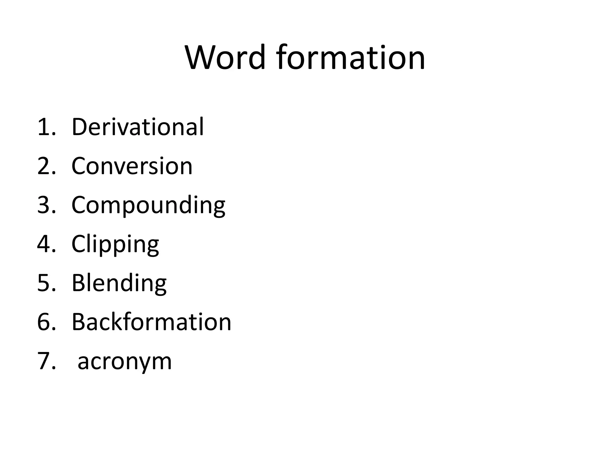 Morphology | PPT