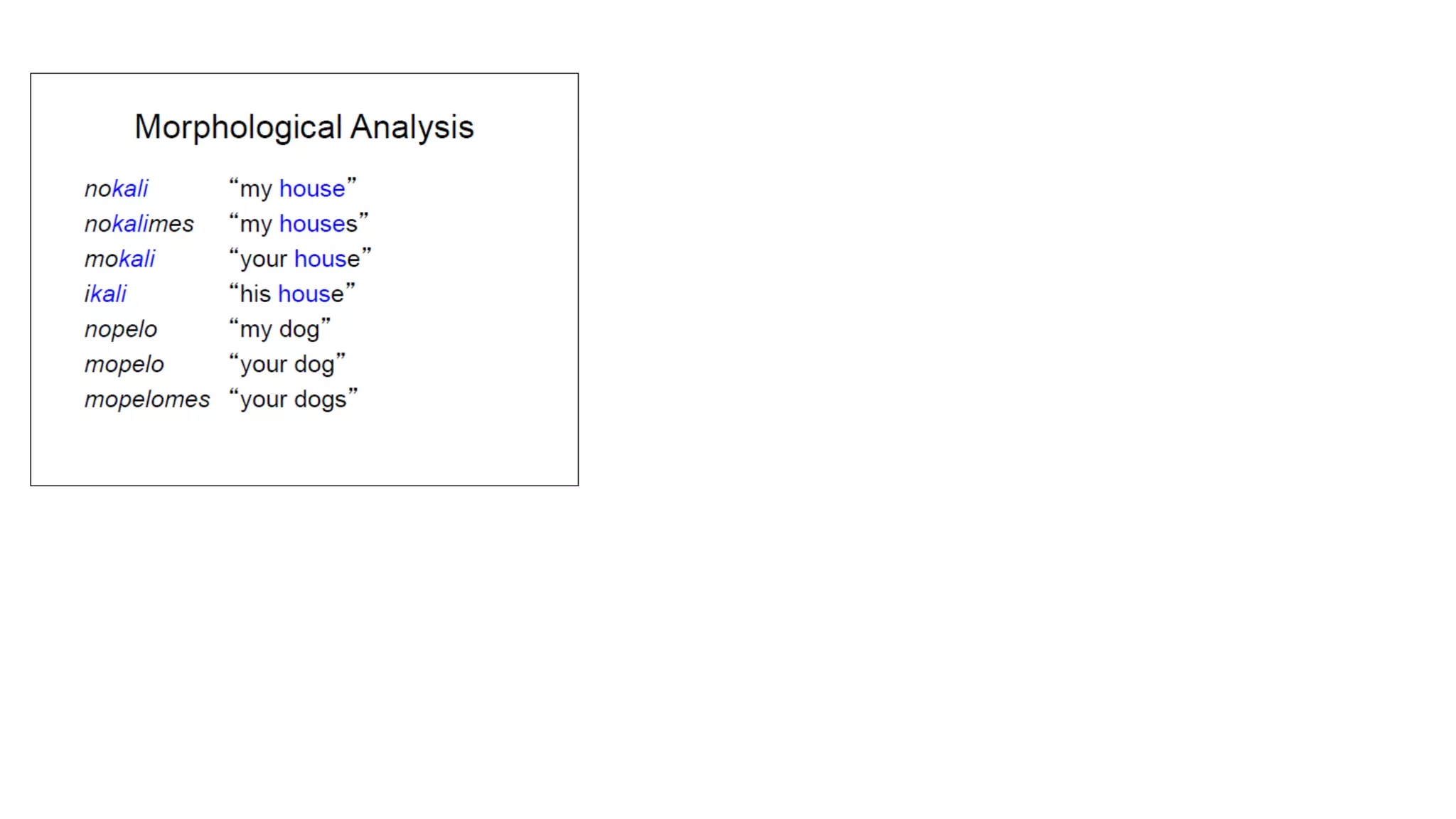 Morphology | PPT