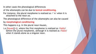Morphology, the Study of the Morphemes and Word. | PPTX