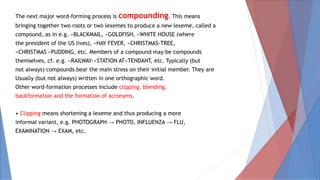 Morphology, the Study of the Morphemes and Word. | PPTX