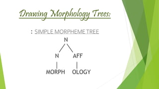 Morphology: THE FORMATION OF WORDS. A TYPE OF LINGUISTIC. | PPT