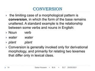 Morphology. sakar | PPT