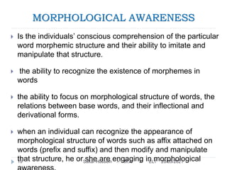 Morphology. sakar | PPT