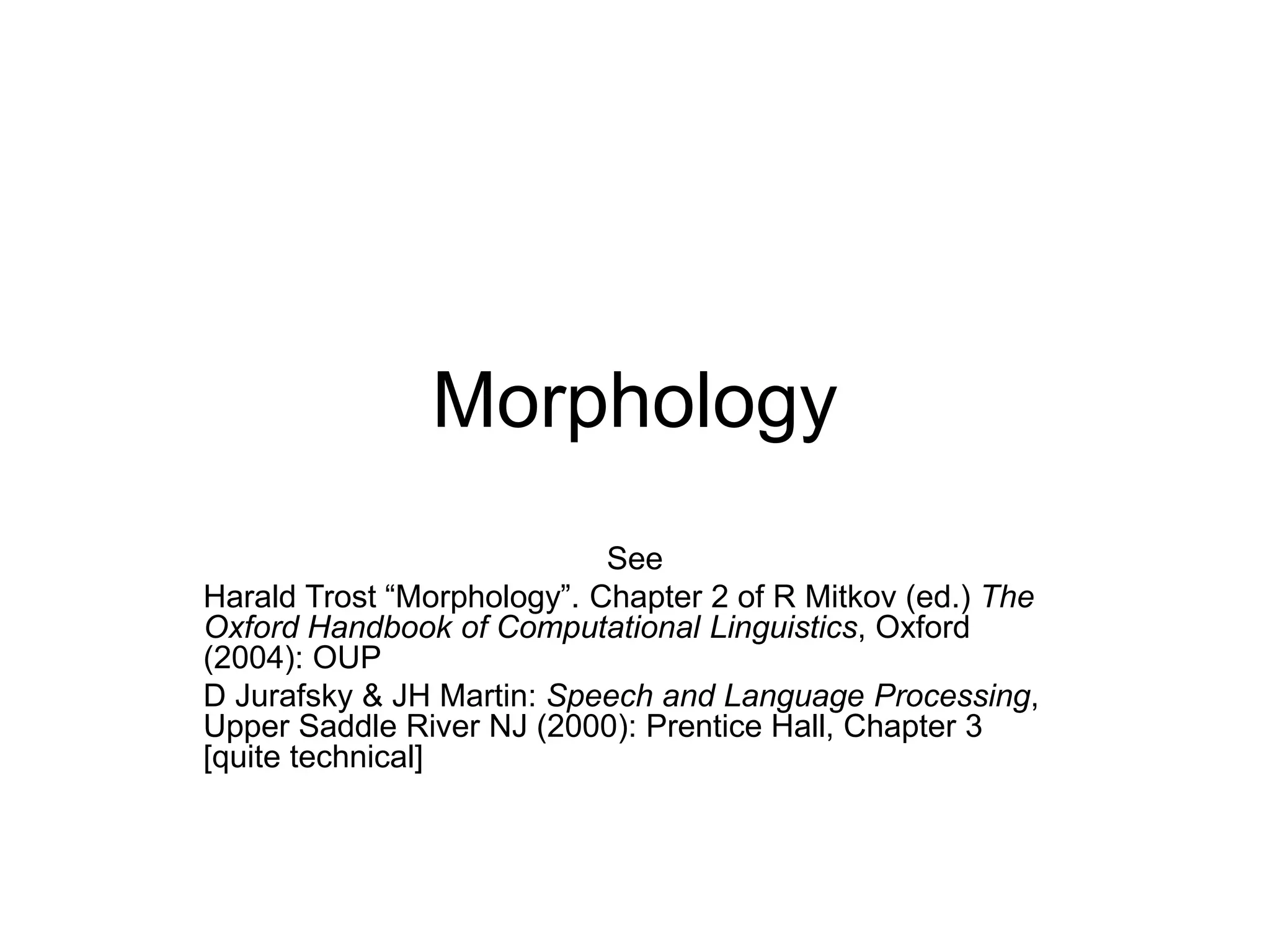 Morphology.ppt