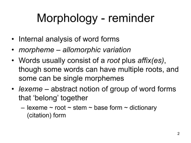 Morphology.ppt