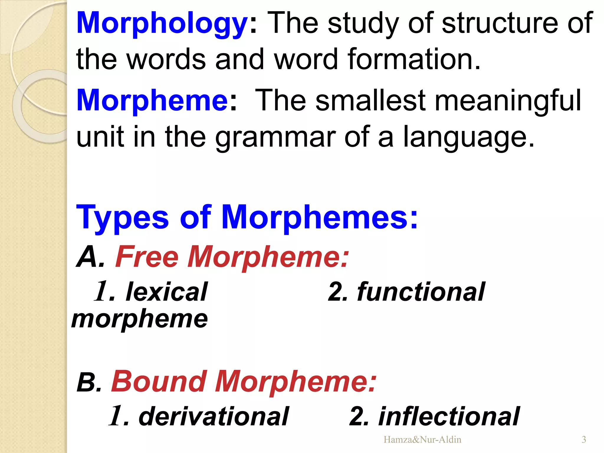 morphology .ppt