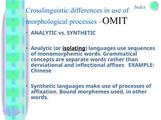 Morphology...2 world formation processes | PPT