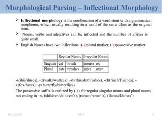 MORPHOLOGICAL PROCESSING OF INDIAN LANGUAGRES | PPT