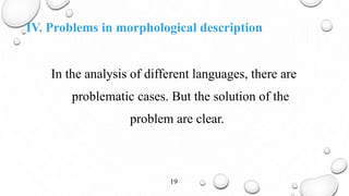 Morphology ch 2, group 1 | PPTX