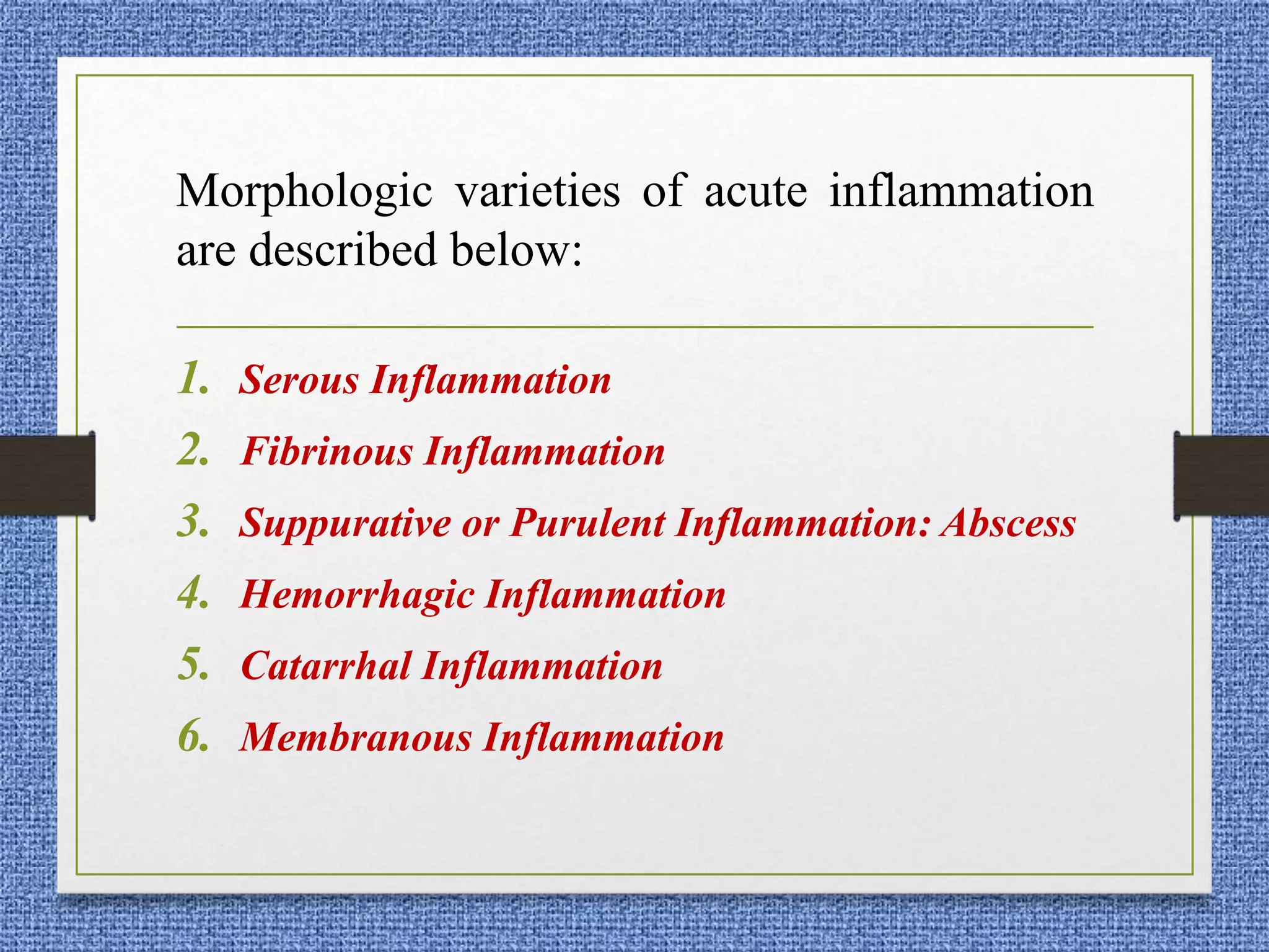 Morphology of-acute-inflammation | PPT