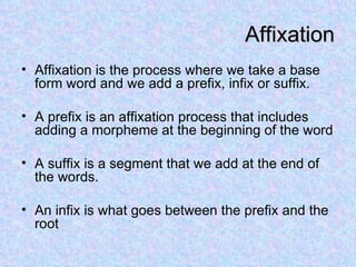 Morphology (2) | PPT