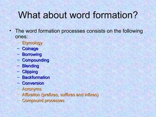 Morphology (2) | PPT