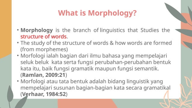 MORPHOLOGY Linguistics in English Language Teaching.pptx