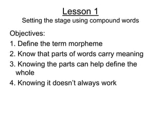 Morphology | PDF