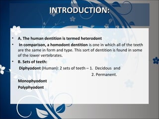 Difference between primary and permanent teeth | PPT