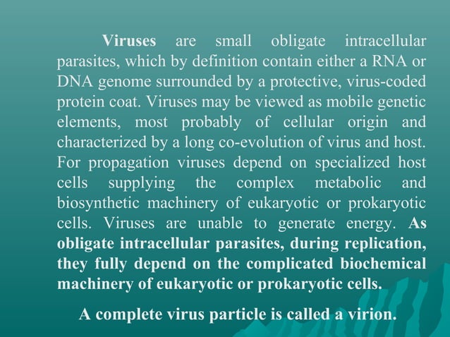 Morphology and physiology of viruses | PPT