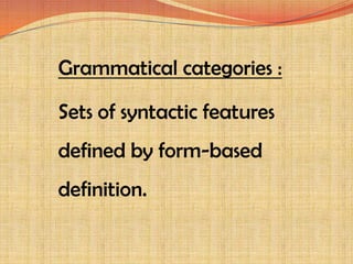 Morphology and syntax kelompok | PPT