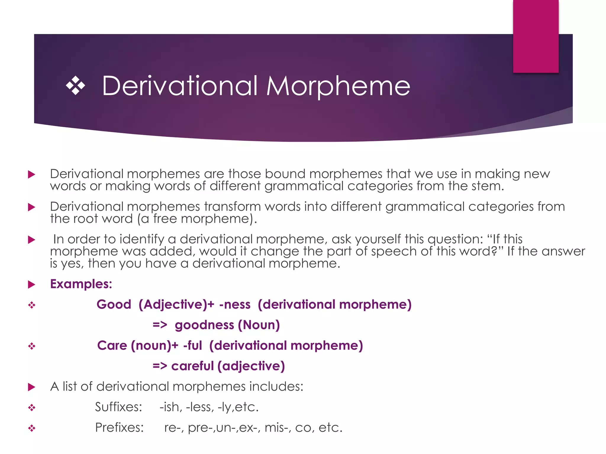 Morphology background and history | PDF