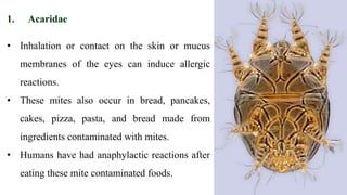 Morphology, Classification and Control of Mites | PPTX