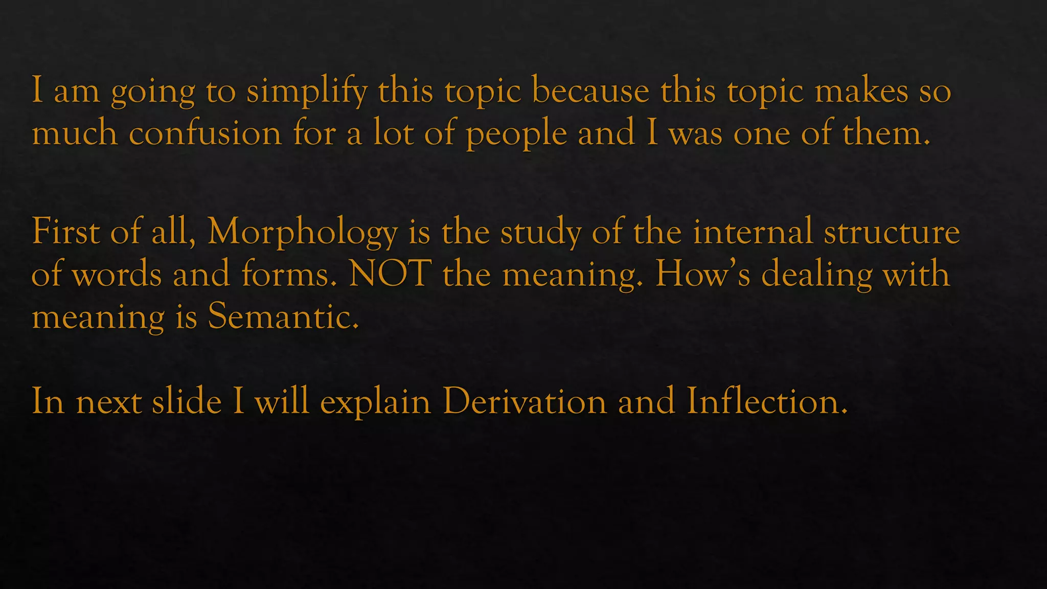 derivation and inflection | PDF