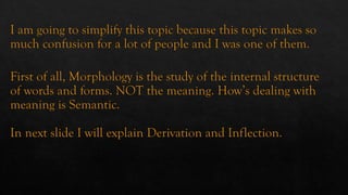 derivation and inflection | PDF