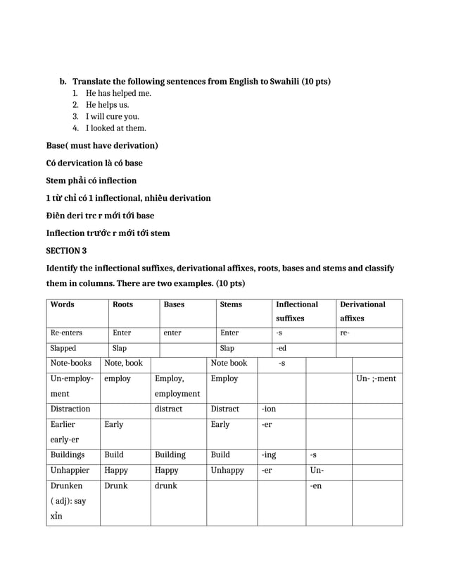 Morphology Exercises.111111111111111111111111111111111docx | DOCX