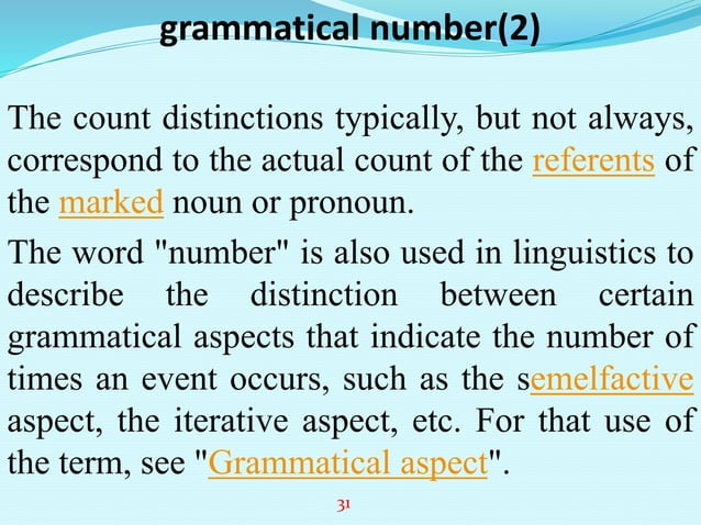 Morphology, grammar | PPT