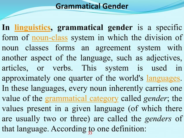 Morphology, grammar | PPT