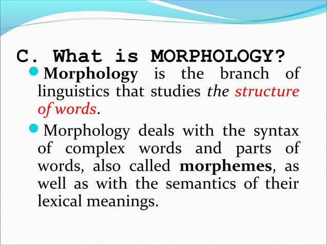 Morphology Handout.pdf | Geology | Science