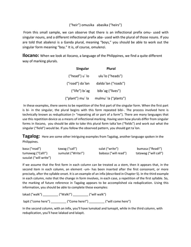 Morphology.....a major topic in Linguistics | PDF | Geology | Science