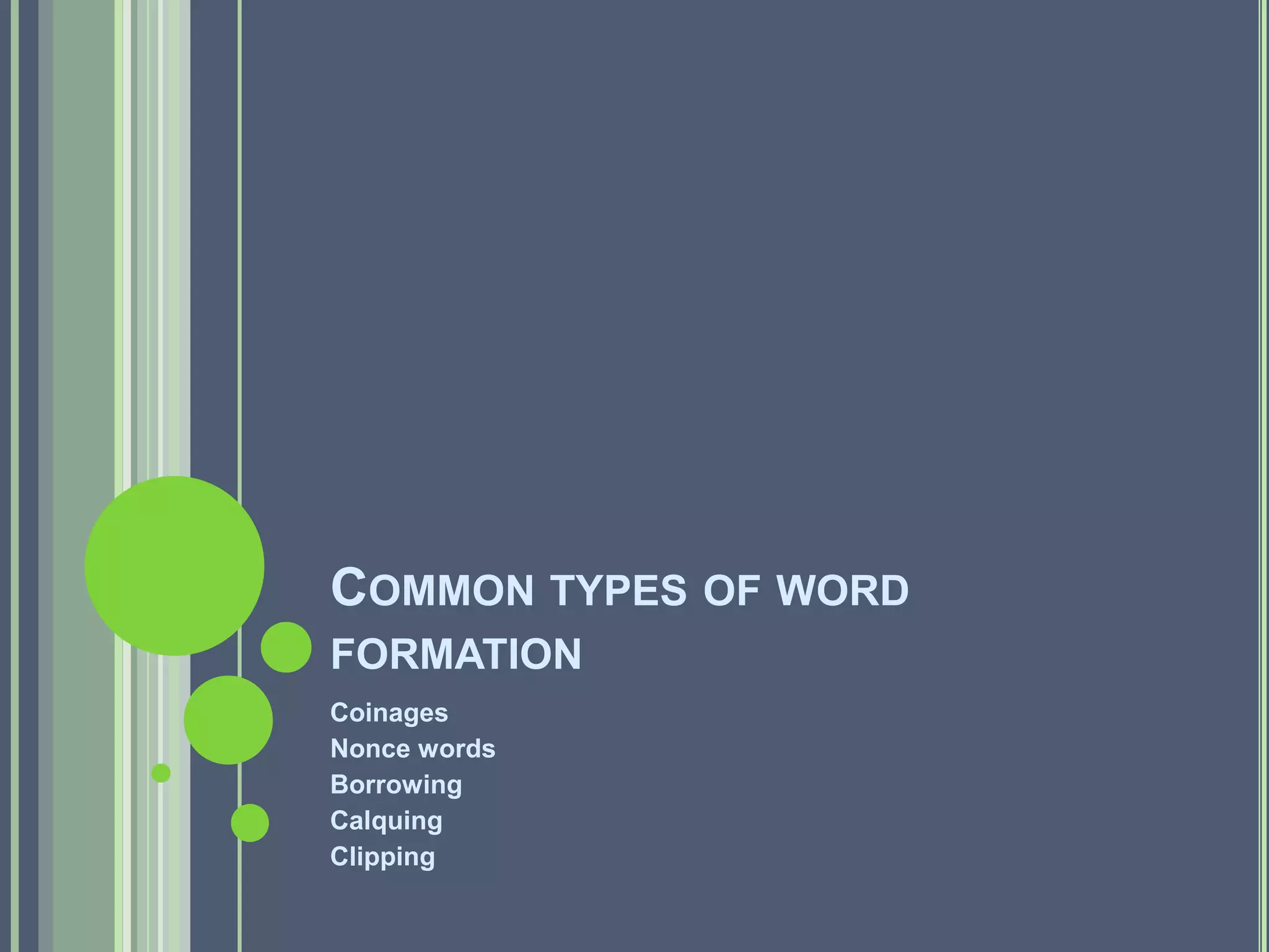 Morphology (linguistics) | PPTX