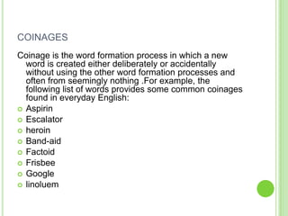 Morphology (linguistics) | PPTX