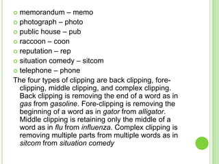 Morphology (linguistics) | PPTX