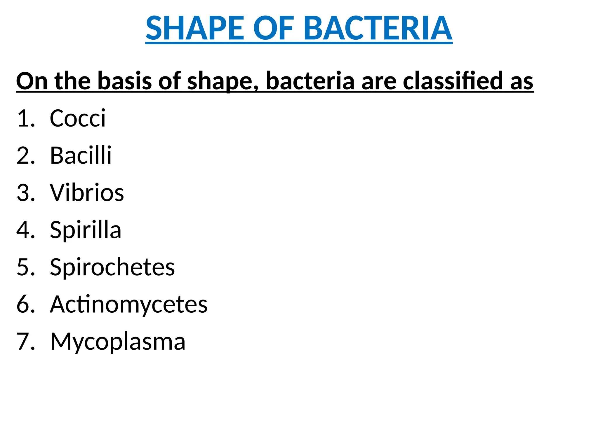 morphology of bacteria / shape and form of bacteria.pptx