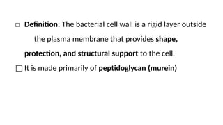 Comprehensive Overview of Bacterial Morphology and Structure | PPTX