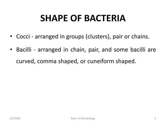 Morphology of Bacteria and Anatomy of Bacterial Cell.pptx