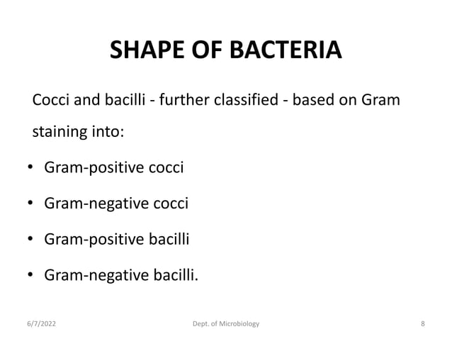 Morphology of Bacteria and Anatomy of Bacterial Cell.pptx