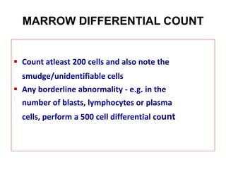 Morphology of bone marrow aspirates - Dr Hurwitz.pdf