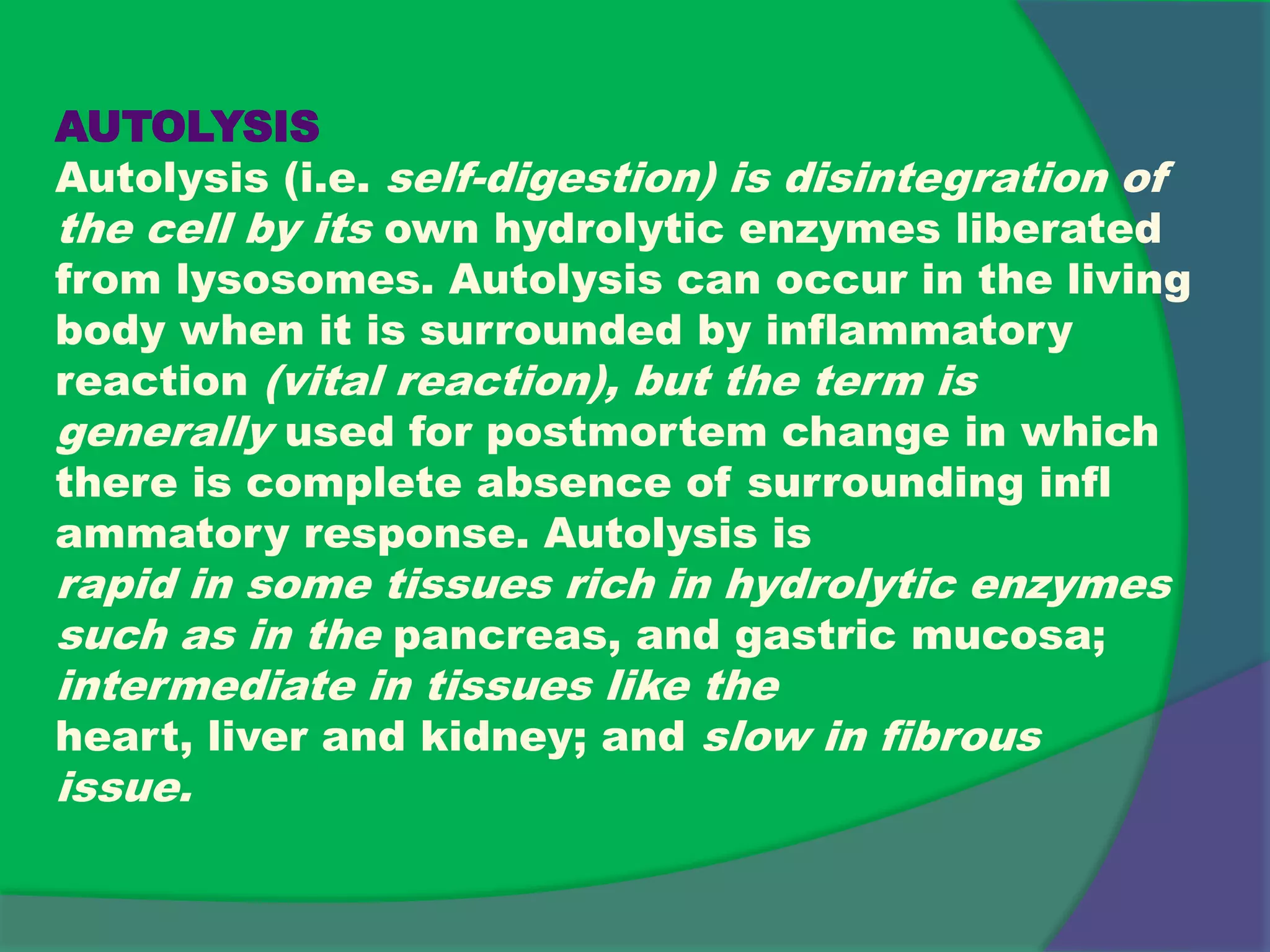 Morphology of cell injury and Intracellular accumulationspptx | PPTX