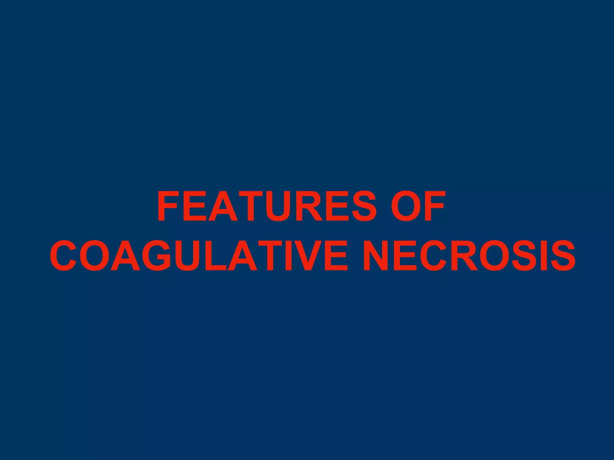 Coagulative Necrosis + Morphology | PPTX