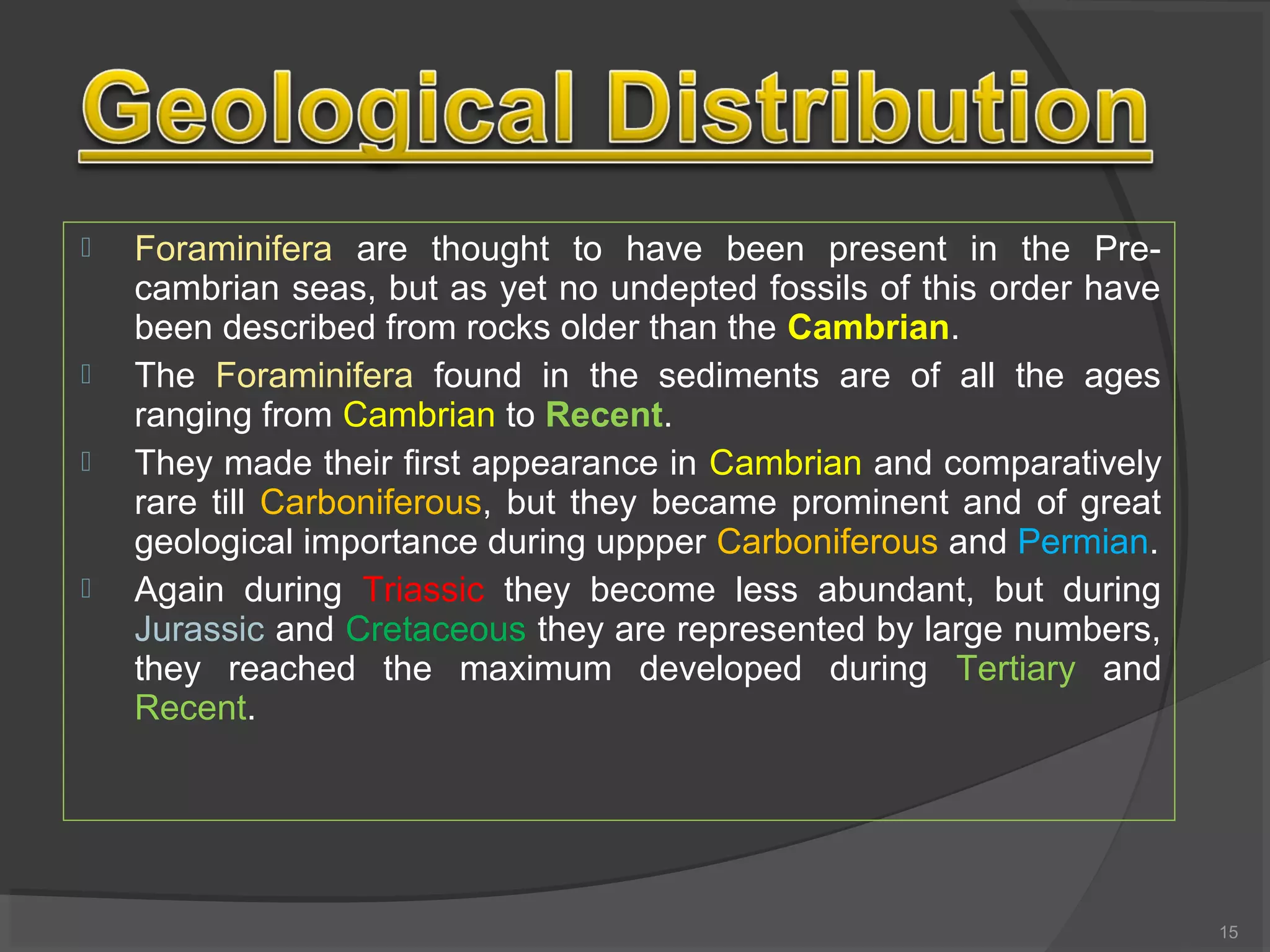 Morphology of foraminifera | PPT