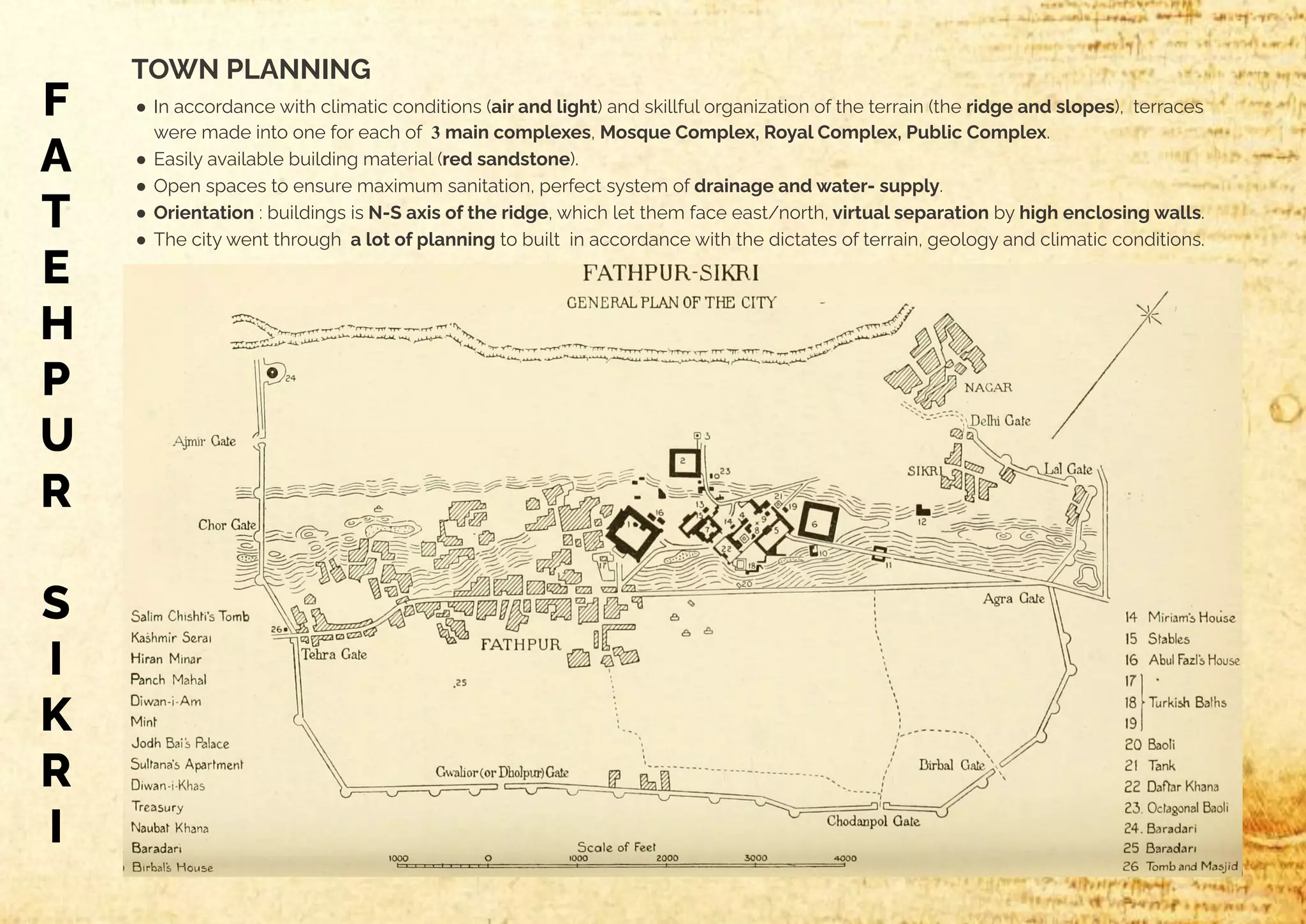 Morphology of historic town : Fatehpur Sikri | PDF