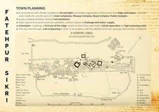 Morphology of historic town : Fatehpur Sikri | PDF