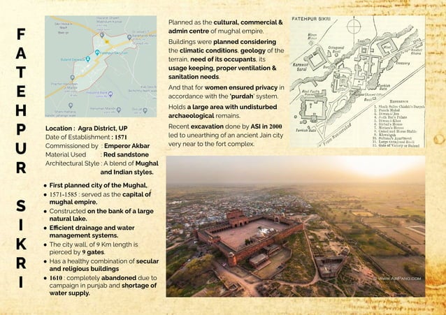 Morphology of historic town : Fatehpur Sikri | PDF | Sikhism | Religion & Spirituality