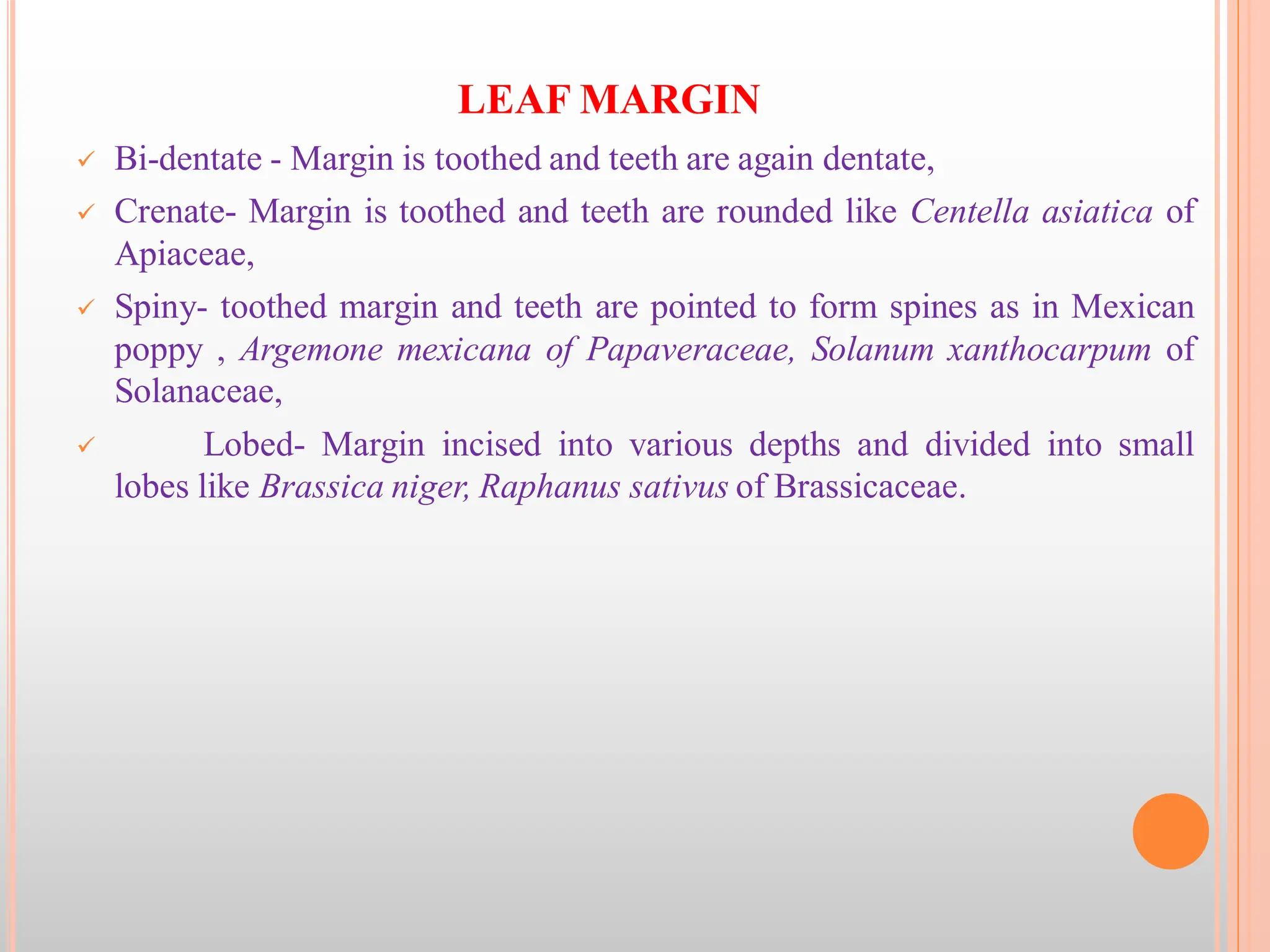 Morphology of Leaf with special reference to leaf shape, surface ...
